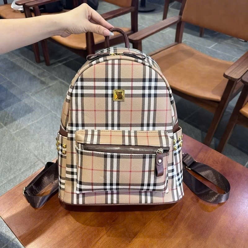 Ba lô đi học, balo đi chơi hoạt tiết kẻ sọc BBR sz40 đựng a4 K549 | Shopee Việt Nam