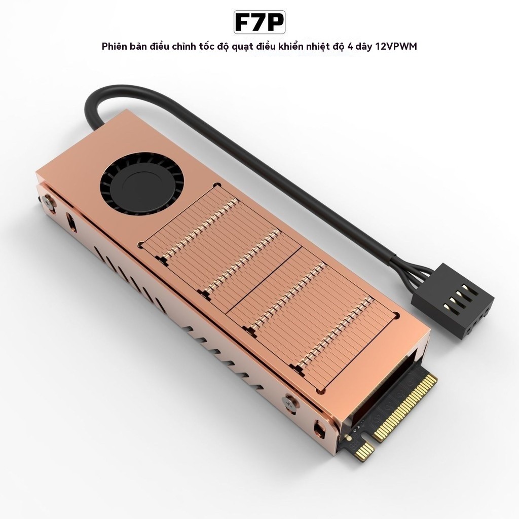 Lưu trữ lưu trữ Đĩa cứng M.2 SSD Đồng nguyên chất Tản nhiệt Ngựa Quạt ...