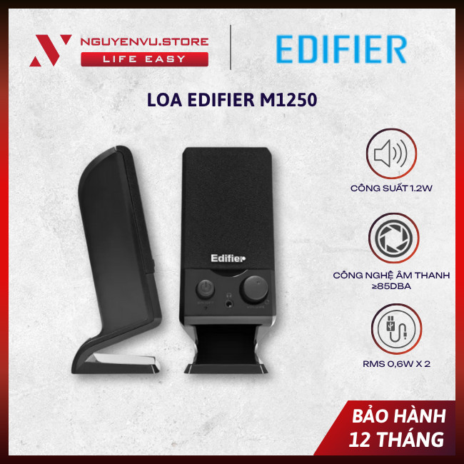 [CHÍNH HÃNG] Loa máy tính EDIFIER M1250 | Công suất 1.2W - Hàng chính ...