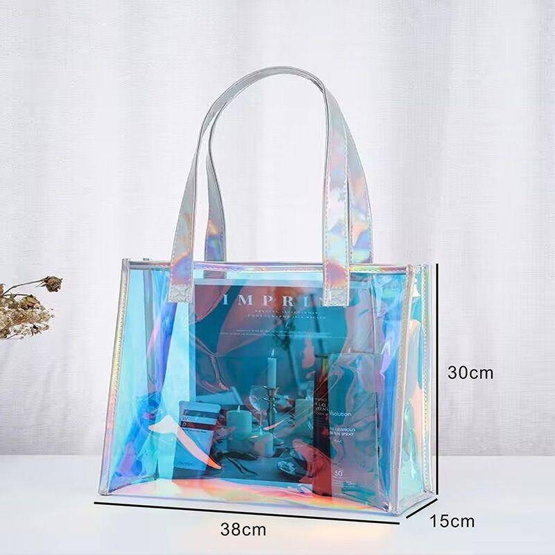 [Túi Laser] Túi xách Túi xách đầy màu sắc Túi xách pvc Túi xách nhựa ...