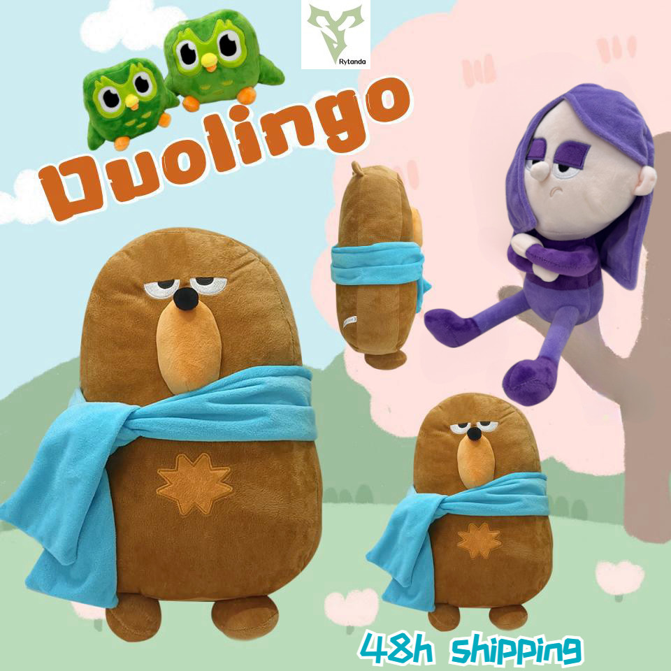 Hàng Đồ chơi sang trọng Duolingo Lily Falstaff Búp bê nhồi bông Gối mềm ...