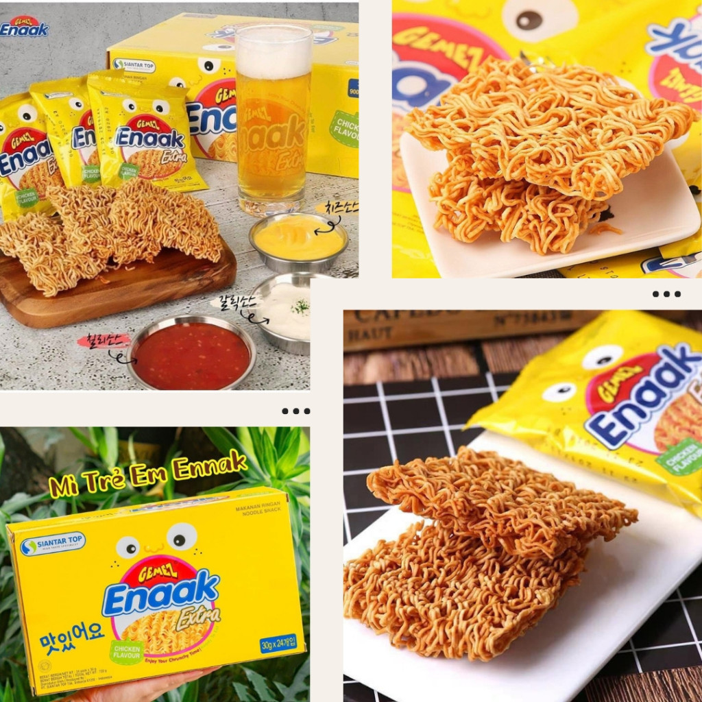 [Giá tốt] Mì Enaak Vàng Vị Gà Không Cay Siêu Ngon Dành Cho Bé Ăn Vặt ...