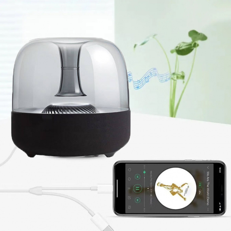 Loa Bluetooth âm thanh nổi không dây F7 Loa siêu trầm thủy tinh trong ...