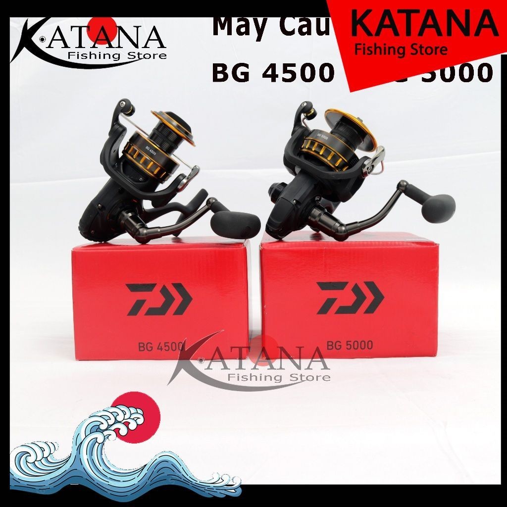 [Katana Fishing] Máy Câu Daiwa BG 4500 - BG 5000 | Shopee Việt Nam