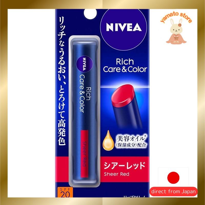 [Bộ 2] Nivea Rich Care & Color Lip Sheer Red 2g | Shopee Việt Nam