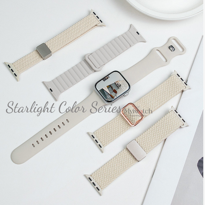 Starlight Series Dây đeo từ tính Nylon cho iwatch Series Ultra 10 9 8 7 ...