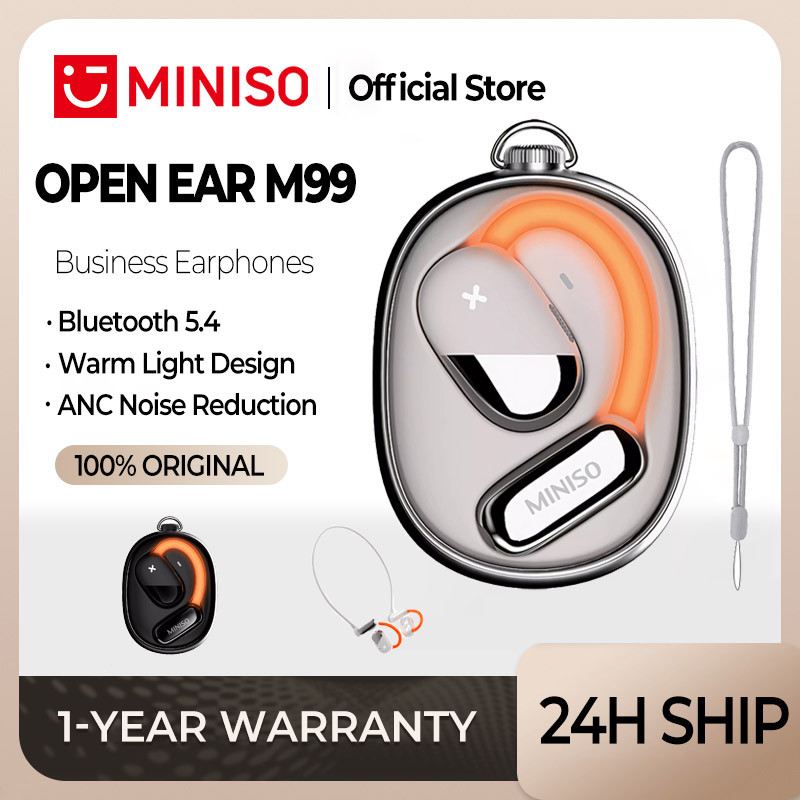 MINISO M99 Tai Nghe Phiên Dịch Tai nghe dịch ngôn ngữ Al Tai nghe tai ...