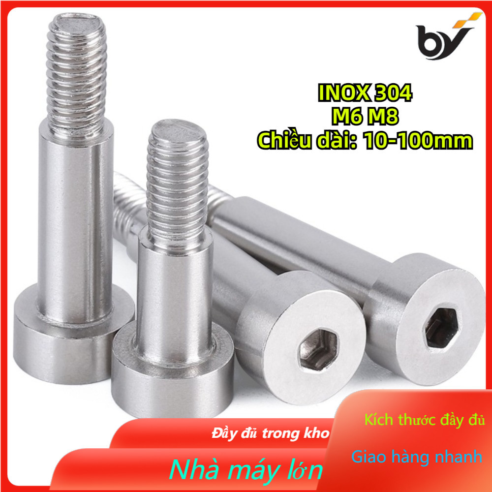 Bu Lông Inox 304 Đầu Lồi Kèm Ốc Vít Cho Vai Và Các Bu Lông Giới Hạn M6M8M10 | Shopee Việt Nam