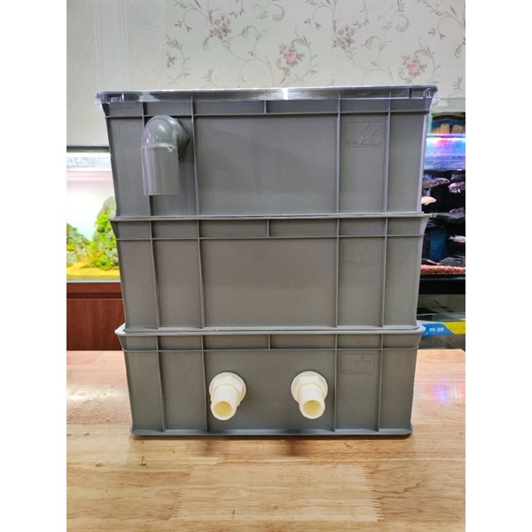BỘ KHAY LỌC BAKKI 34-25-12CM 3 tầng giúp cho hồ cá cảnh của bạn trở nên ...