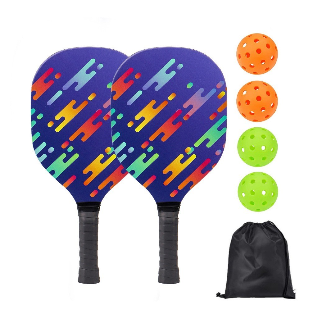 Combo 2 Vợt Pickleball Tặng 4 Bóng Và Túi đựng, Vợt Pickleball Bằng Gỗ ...