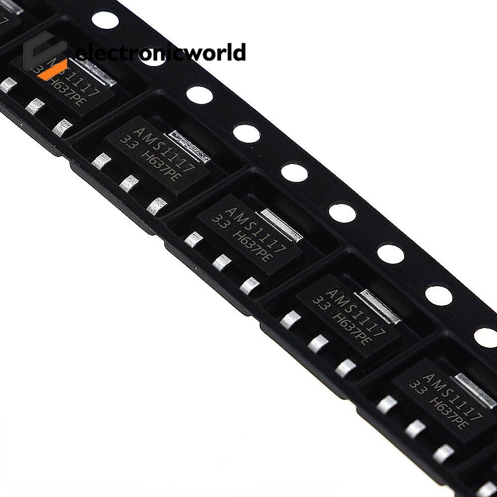 Bộ 50 Chính Hãng AMS1117 LDO SOT-223 AMS1117 3.3V 1.2V 1.5V 1.8V 2.5V 5.0V ADV AJ AMS1117 LM1117 ...