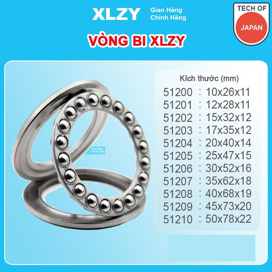Vòng bi chà tròn XLZY 51200 51201 51202 51203 51204 51205 51206 51207 51208 51209 51210 51211 ...