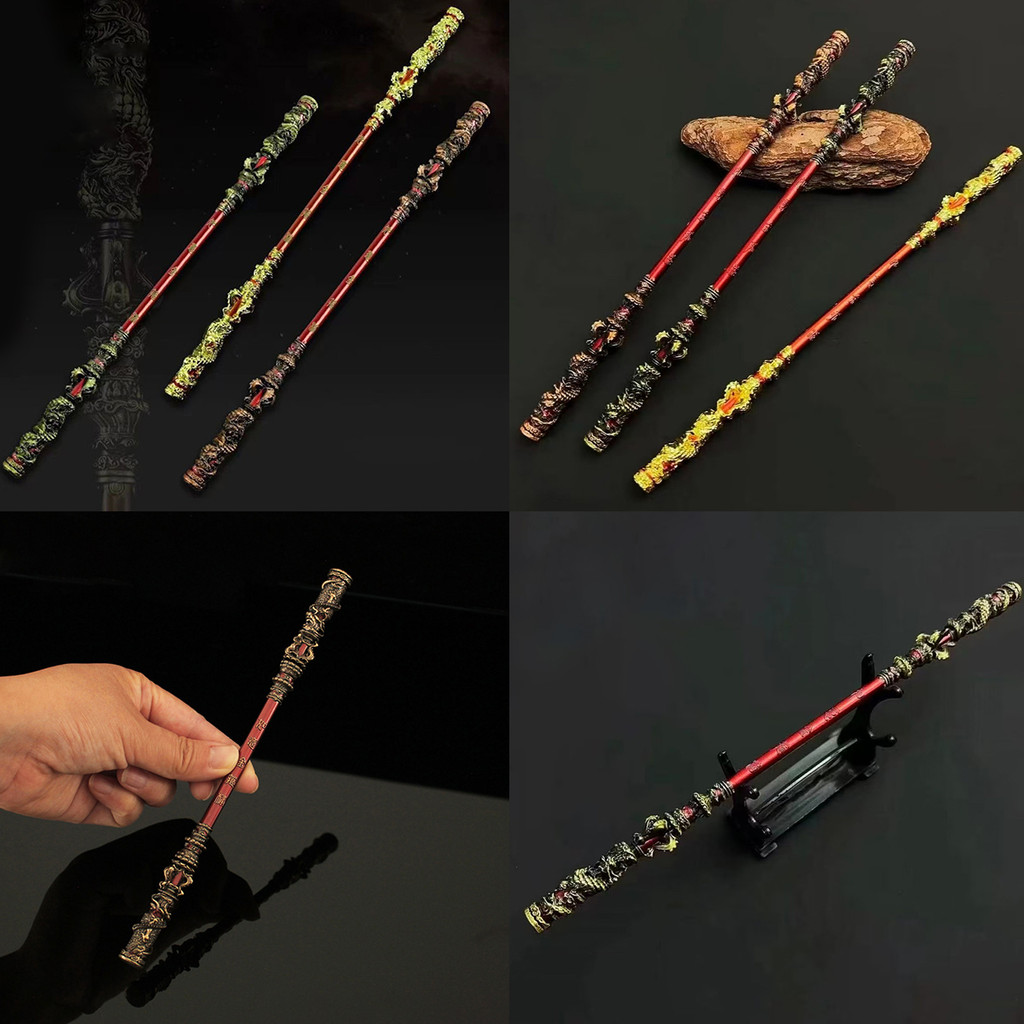 1pc 22CM Ruyi Jingu Stick Model Vàng Đỏ Đồng Màu Gậy Đen Huyền Thoại ...