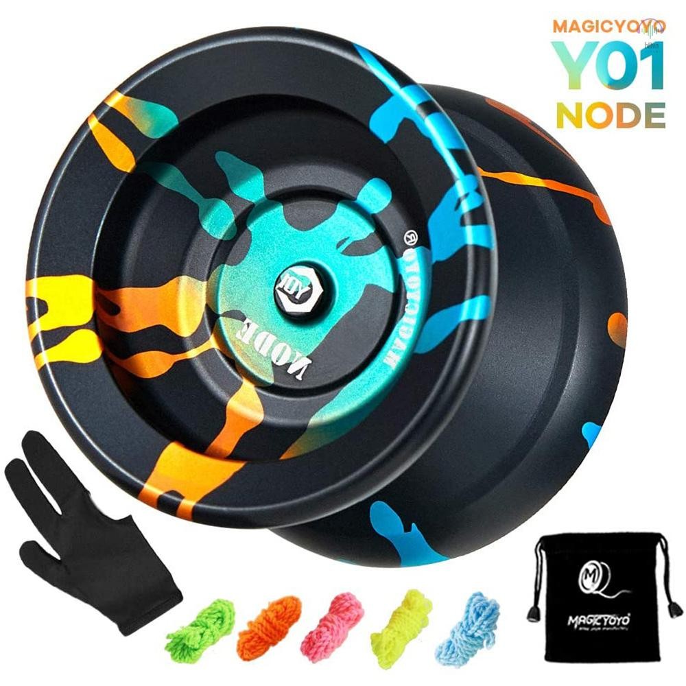 Magicyo Y01 Hợp kim Yoyo chuyên nghiệp Không phản hồi Yoyo 10 bóng KK mang Yoyo cho người chơi ...