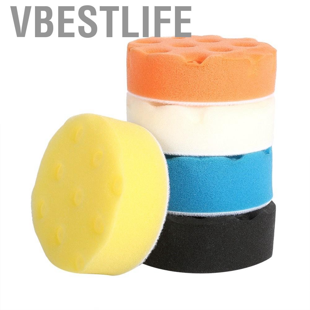 VBESTLIFE Bộ đệm Buffer Sponge Buffer thông minh đánh bóng (5 inch / 12 ...