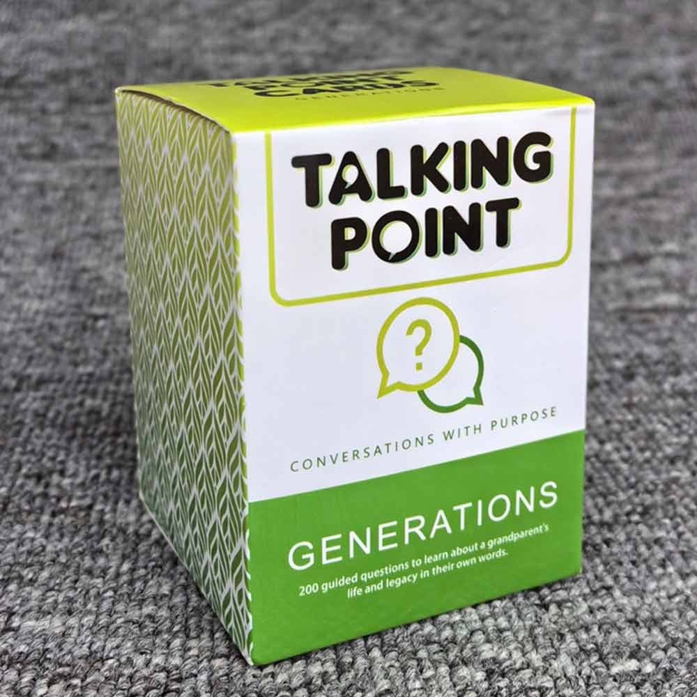 TALKING POINT 200 Card Box Generations Edition Conversation Starters ...