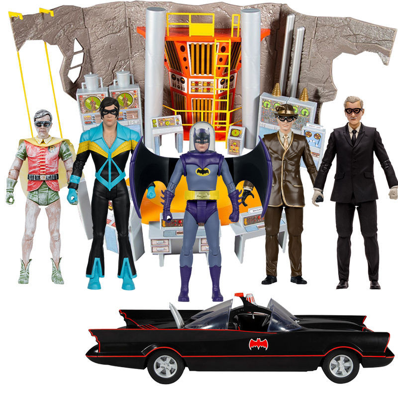 [BTF] McFarland DC66 Bookworm Batman Robin Nightwing Afu Batmobile Cave ...