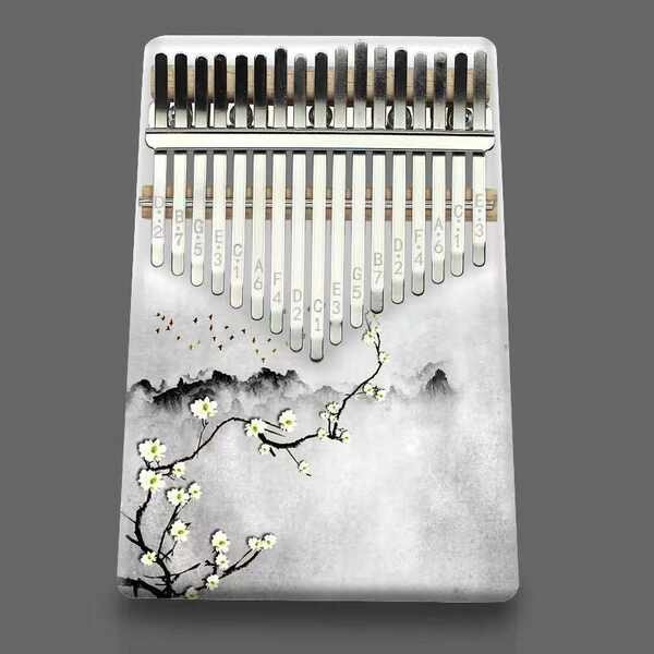 17 giai điệu cô gái ngón tay cái piano Kalimba 21 giai điệu ngón tay ...