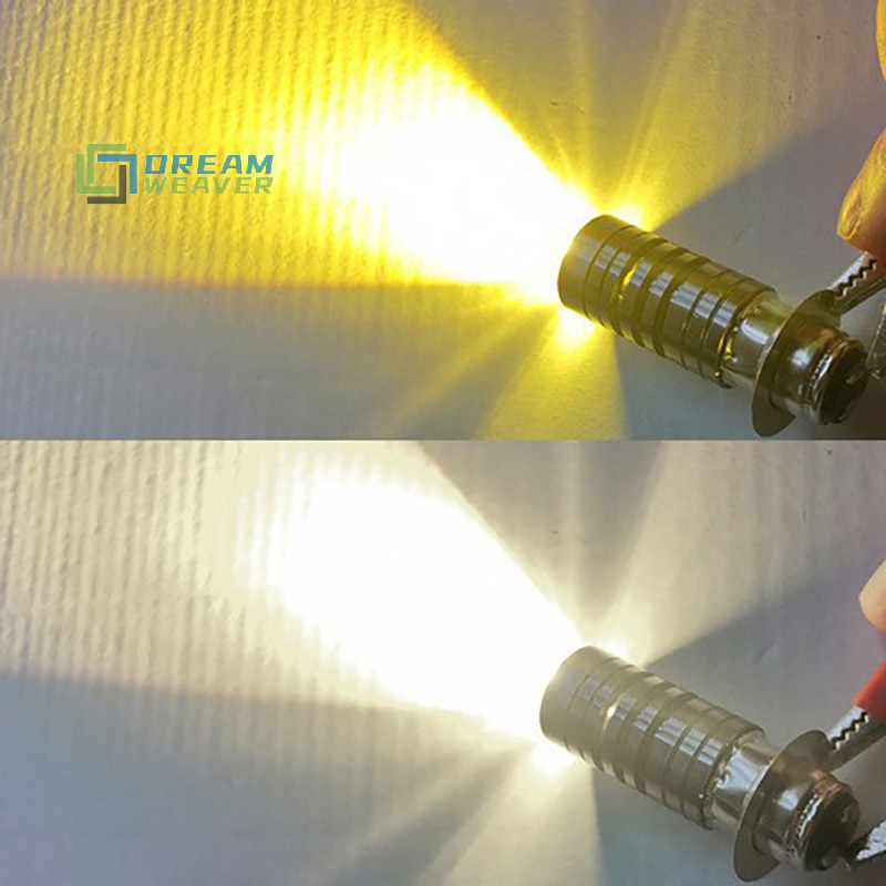 [Dream Weaver] Bóng đèn pha hai màu đa năng 12V P15D H6 PX15D LED Đèn ...