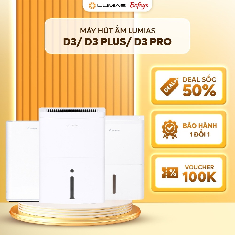 Máy hút ẩm thông minh Lumias D3/ D3 Plus/ D3 Pro - Chính Hãng | Shopee Việt Nam