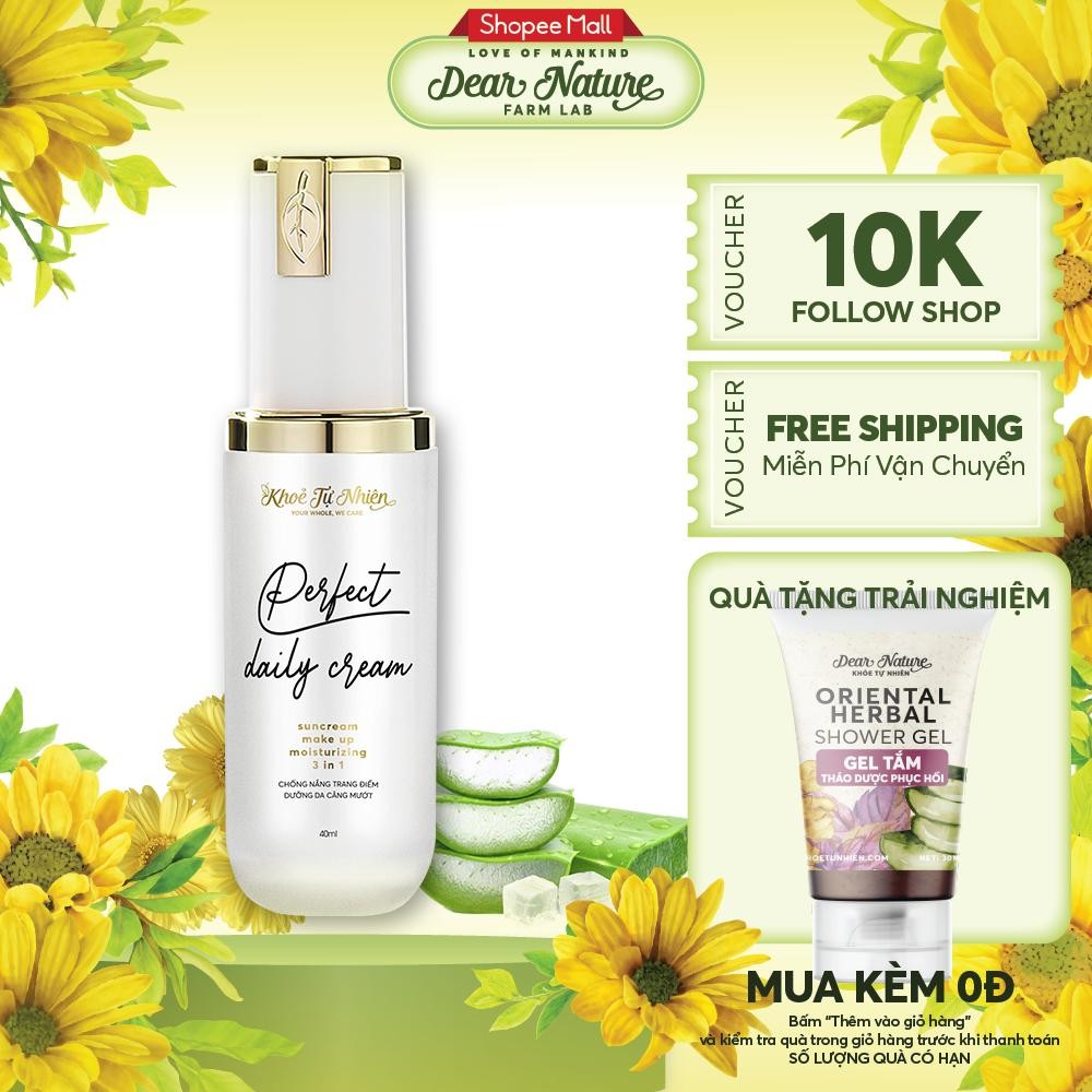 Kem dưỡng da đa năng 3 in 1 Dear Nature nâng tông make up SPF50 PA ...