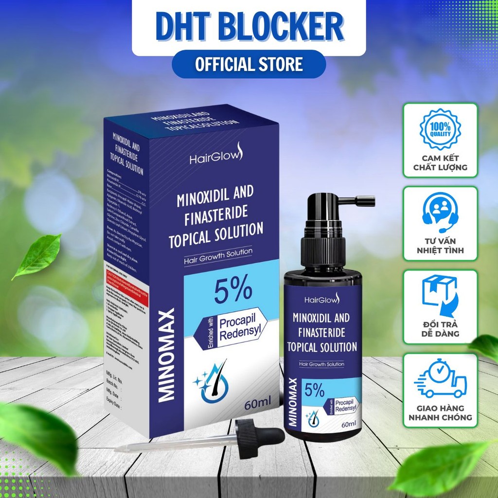 Dung dịch mọc tóc MinoMax Minoxidil 5% & Finasteride, Pro Capil ...