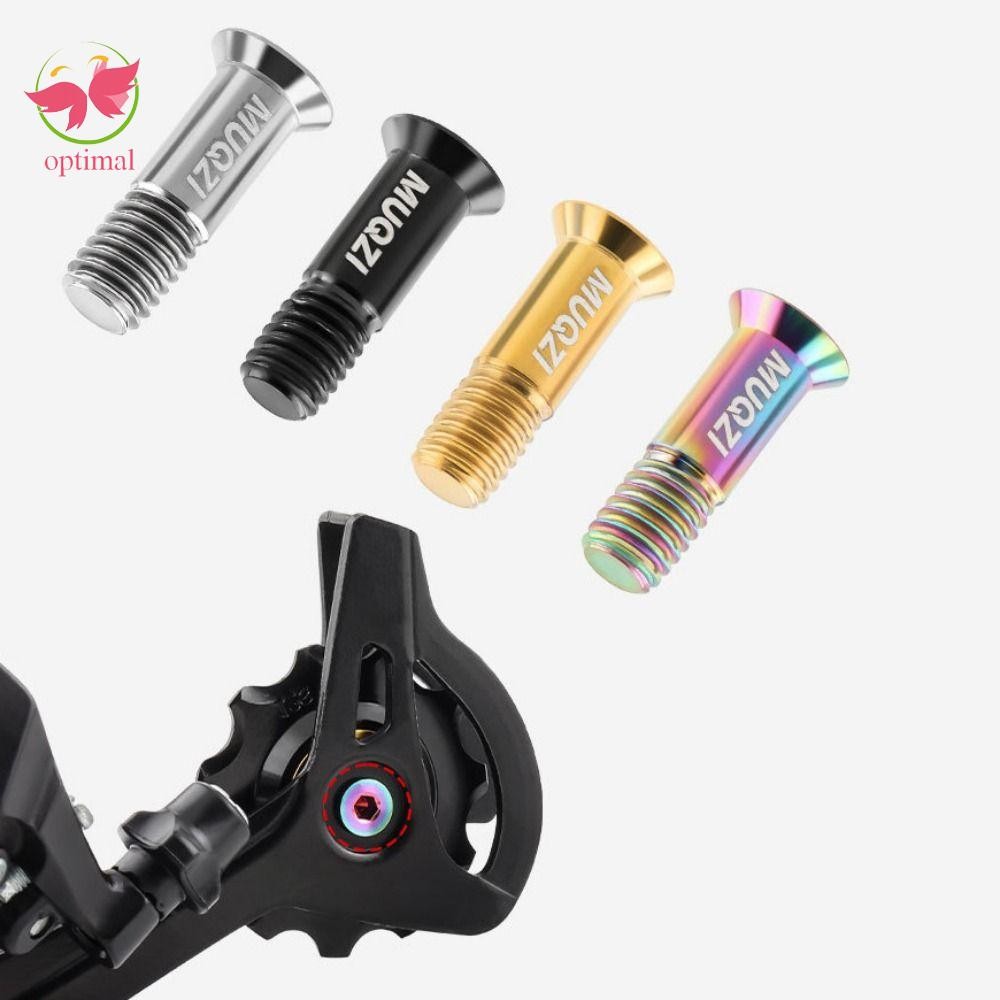 OPTIMAL GIỚI HẠN 2 Bu lông cố định ròng rọc Derailleur phía sau, Vít M5 Bu lông cố định ...