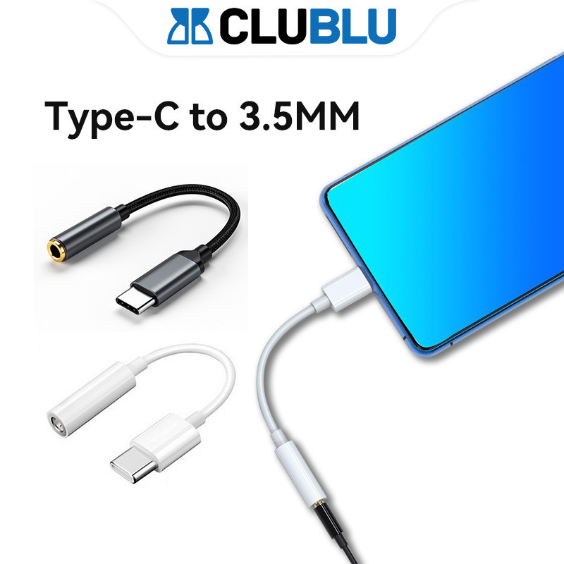 -CLUBLU- Jack Chuyển Đổi Type-C Sang Jack 3.5mm Cáp Chuyển Đổi Tai Nghe Dành Aux Điện Thoại ...