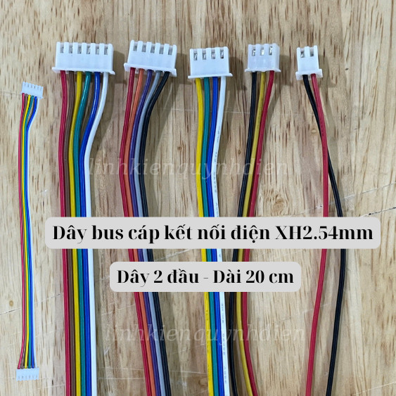 Dây bus dài 20cm 2pin-6pin cáp kết nối điện XH2.54mm giá 1 sợi-LinhKien HD | Shopee Việt Nam