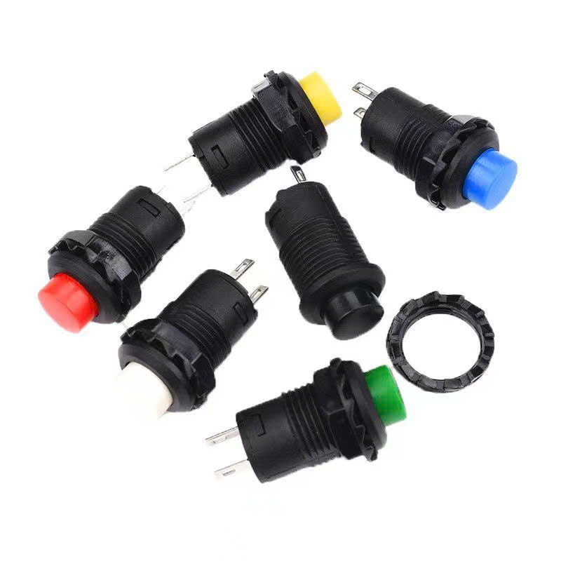 Nút công tắc Nhấn tự nhả, Nhấn tự khóa 12mm, Vỏ nhựa PVC (3V - 220V) DS ...