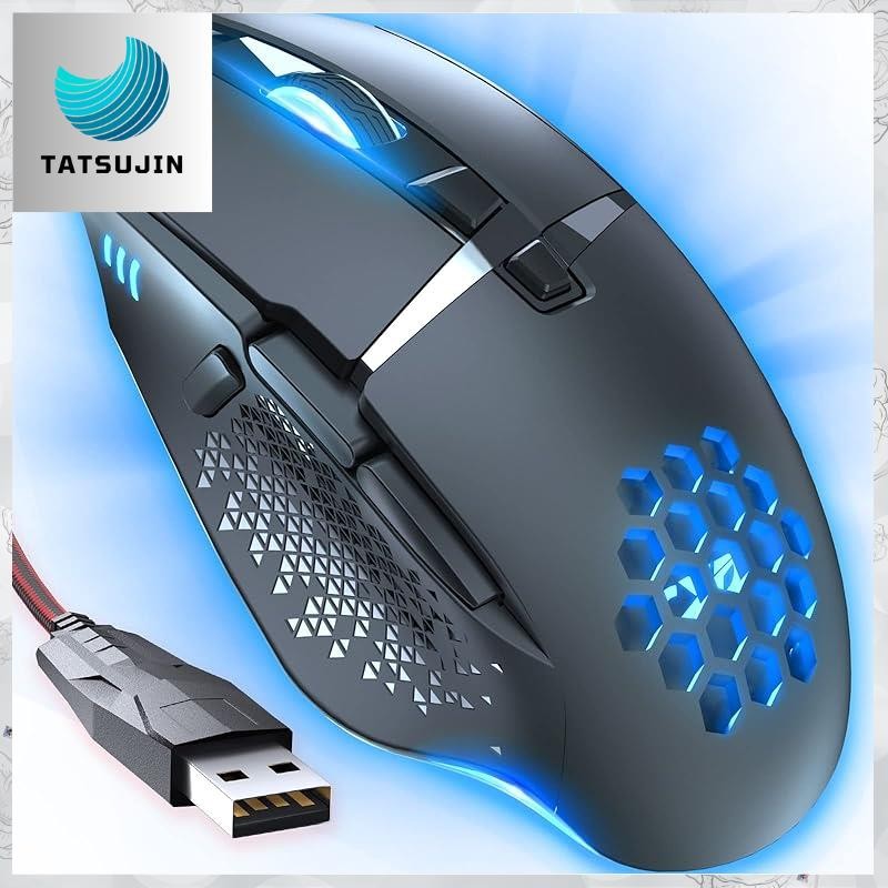 CYD C303 Gaming Mouse 7200 Adjustable DPI 8 Programmable Buttons Wired ...