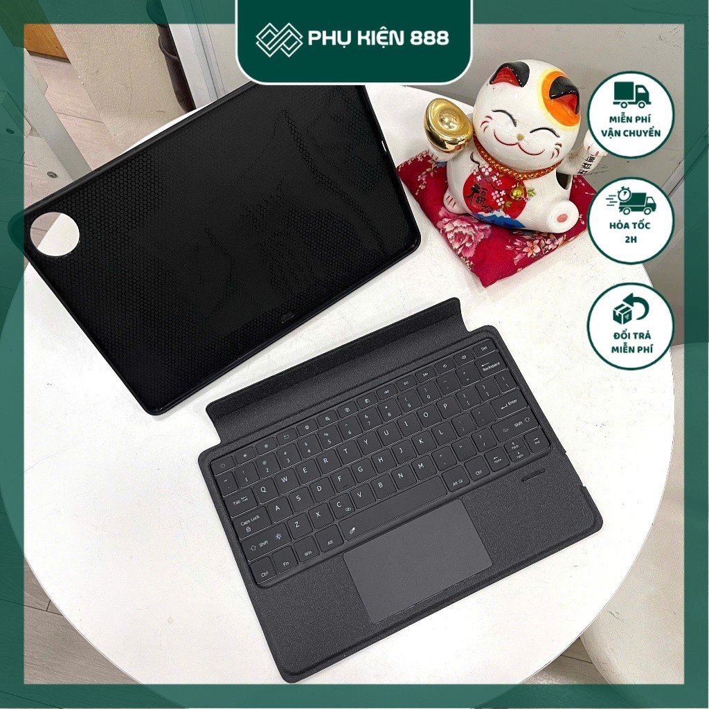 Vivo Pad 3 BAO DA BÀN PHÍM Smart Keybroad có Touchpad,giá đỡ,đèn LED ...