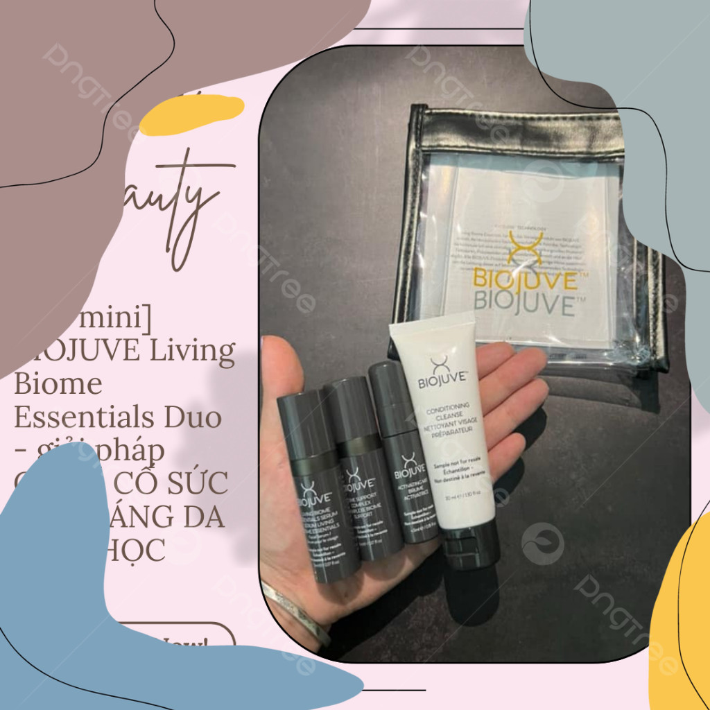 (Mẫu dùng thử) [Set mini] BIOJUVE Living Biome Essentials Duo - giải ...