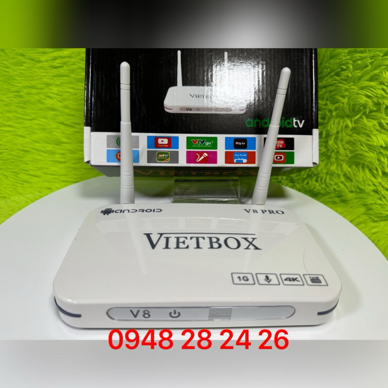 Android TV box - đầu xem YouTube V8 Pro 1G - Vietbox | Shopee Việt Nam
