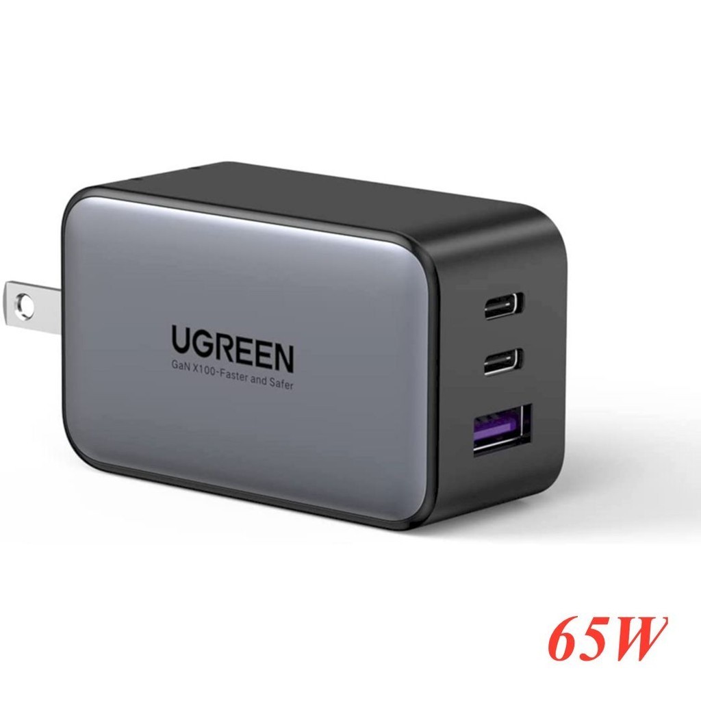 Củ sạc nhanh 65W GaN màu đen Ugreen 10334 | Shopee Việt Nam