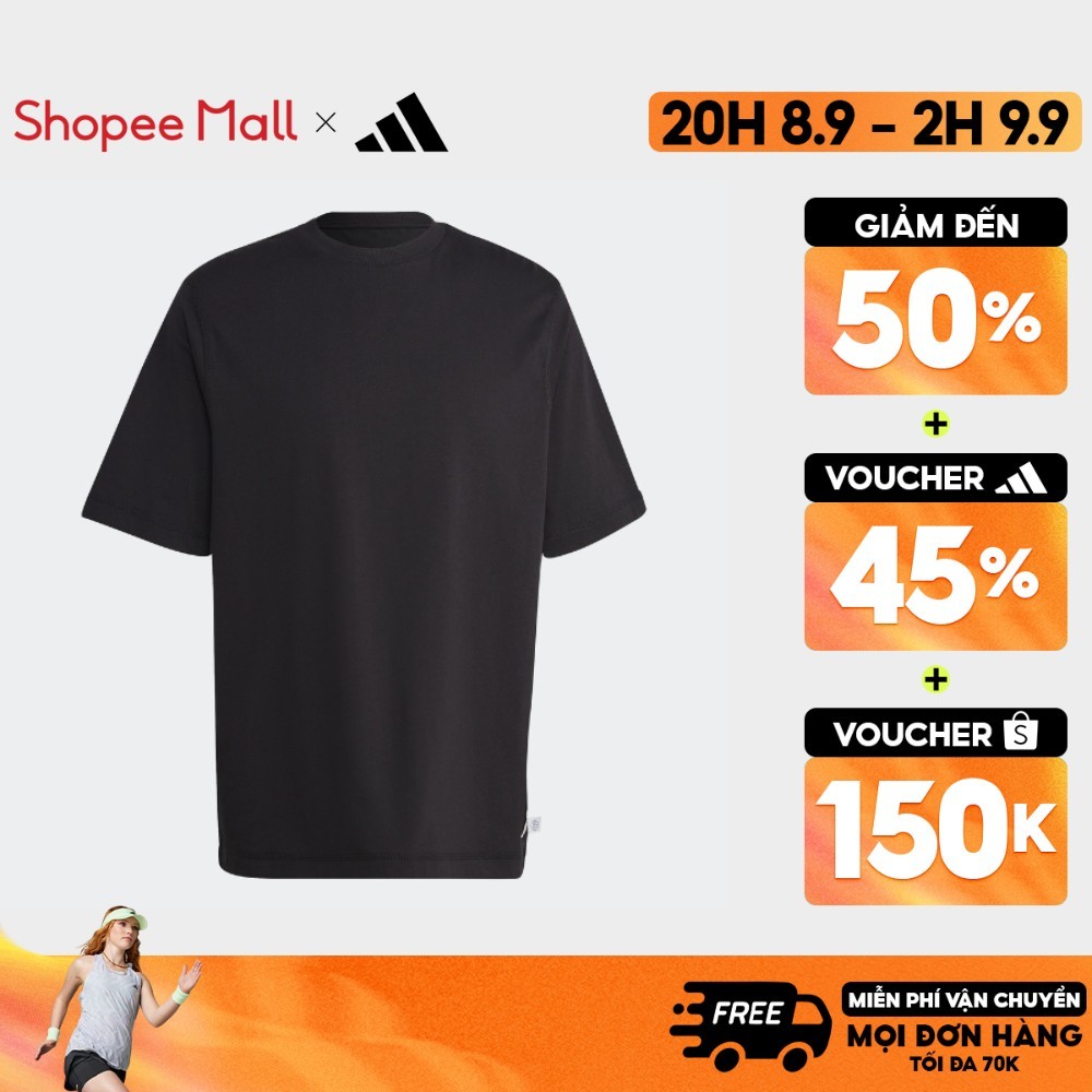 [9-11.9 - VOUCHER 40%]adidas Phong cách sống Áo Thun Lounge Nam Đen ...