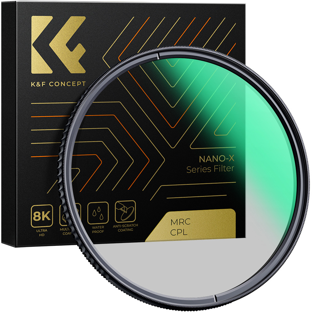Bộ lọc ống kính K & F Concept NANO-X HD CPL 37mm-86mm | Shopee Việt Nam