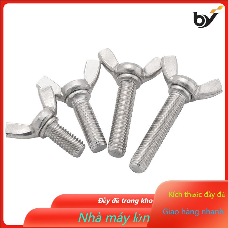 Bulong tai hồng inox 304 M3 M4 M5 M6 M8 Bu lông cánh chuồn | Shopee Việt Nam