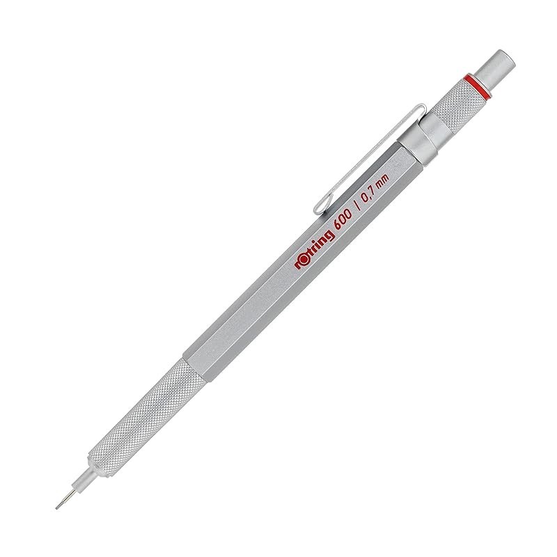 Rotring 600 0.7mm Silver Mechanical Pencil 1904-444 [Official Japanese ...