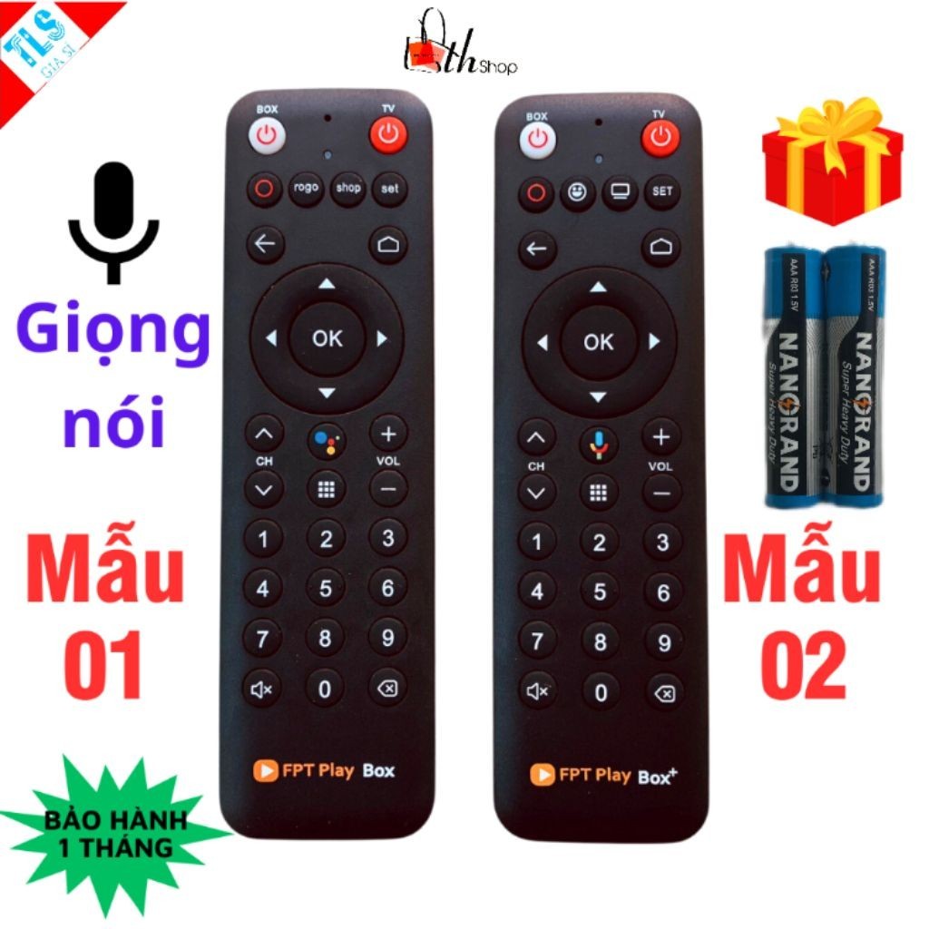 Remote giọng nói FPT Play Box và FPT Play Box + dùng cho đời 2018-2022 ...