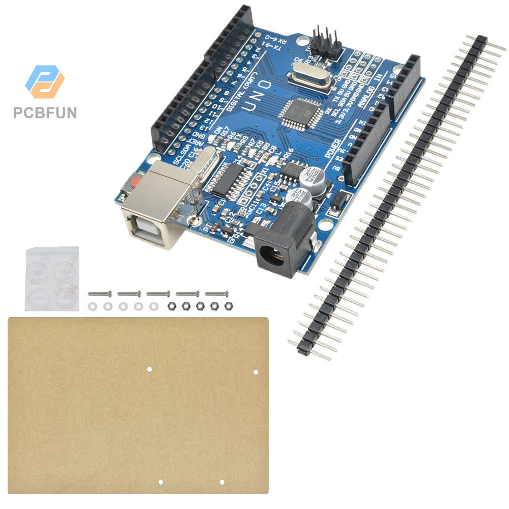 Bảng Pcbfun UNO R3 ATmega328P với Chip CH340G Tương thích với Arduino UNO R3 Mega 2560 Nano ...