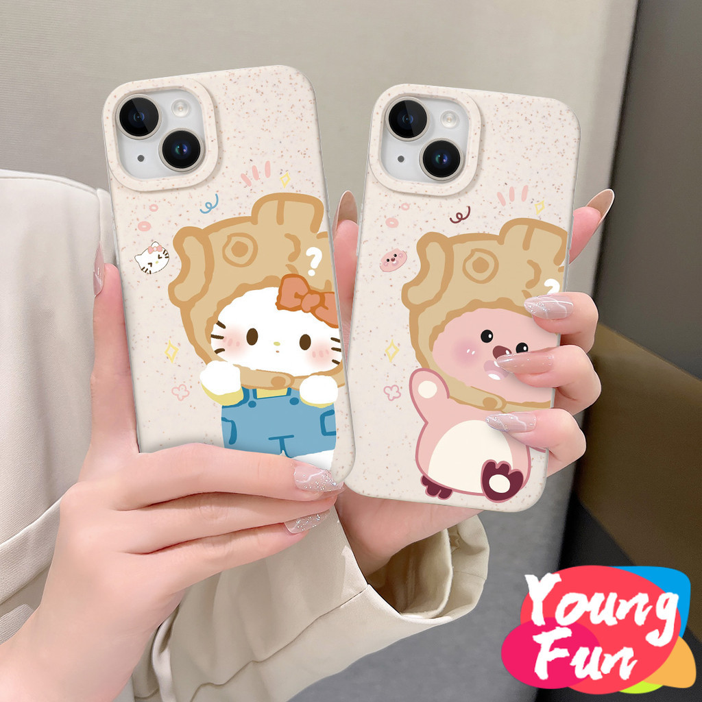 Ốp lưng Hello Kitty Loopy Realme Tình nhân Dễ thương Hoạt hình Vỏ Realme C35 C31 C3 C25 C21 C30 ...