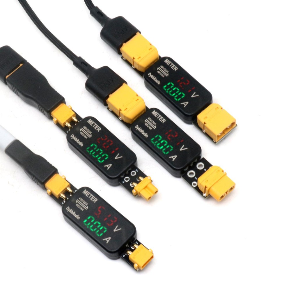 XT30 / XT60 20A Đồng hồ đo dòng điện DC hai chiều Máy bay không người lái Pin RC Sạc Sạc Bộ kiểm ...