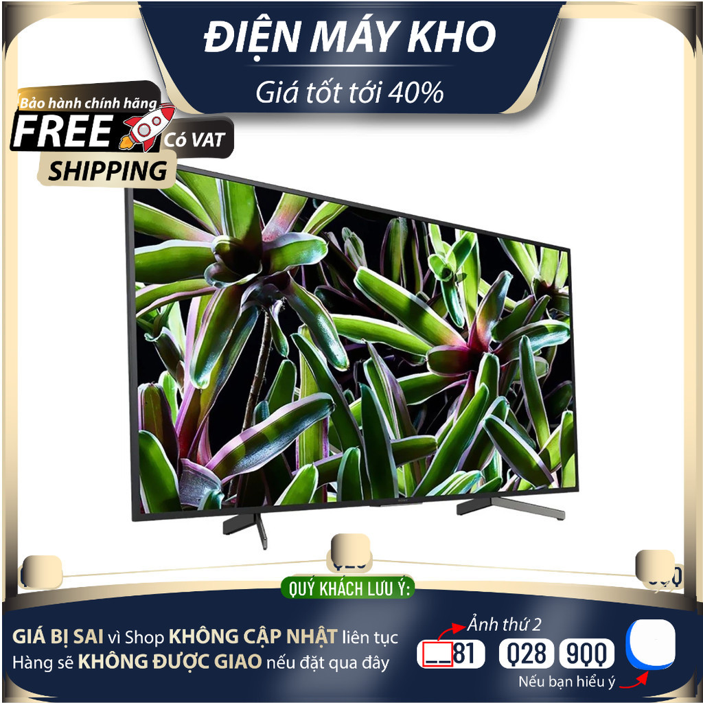Smart Tivi Sony 65 inch 65X7000G 4K Ultra HD | Shopee Việt Nam