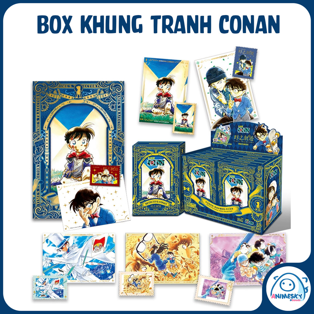[Có sẵn] Box khung tranh Thám Tử Conan Kayou ver Art gốc - pack card ...