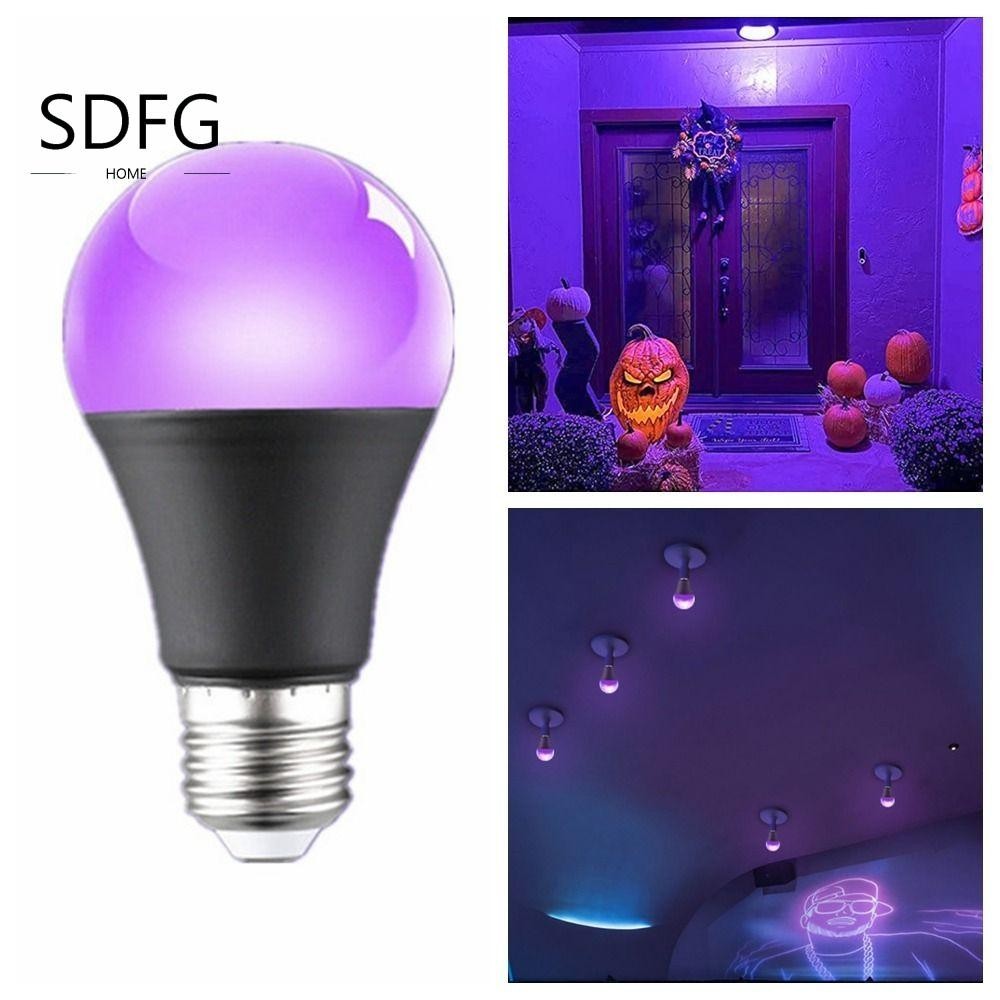 SDFG Đèn uv e26 / e27 10w 85-265v Bằng Nhôm Màu Tím / Đen Nhỏ Gọn ...