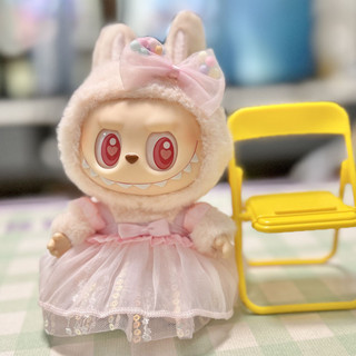 (Chỉ bán quần áo) Phụ kiện quần áo Labubu 15cm 2 thế hệ labubu V2 ngồi ...