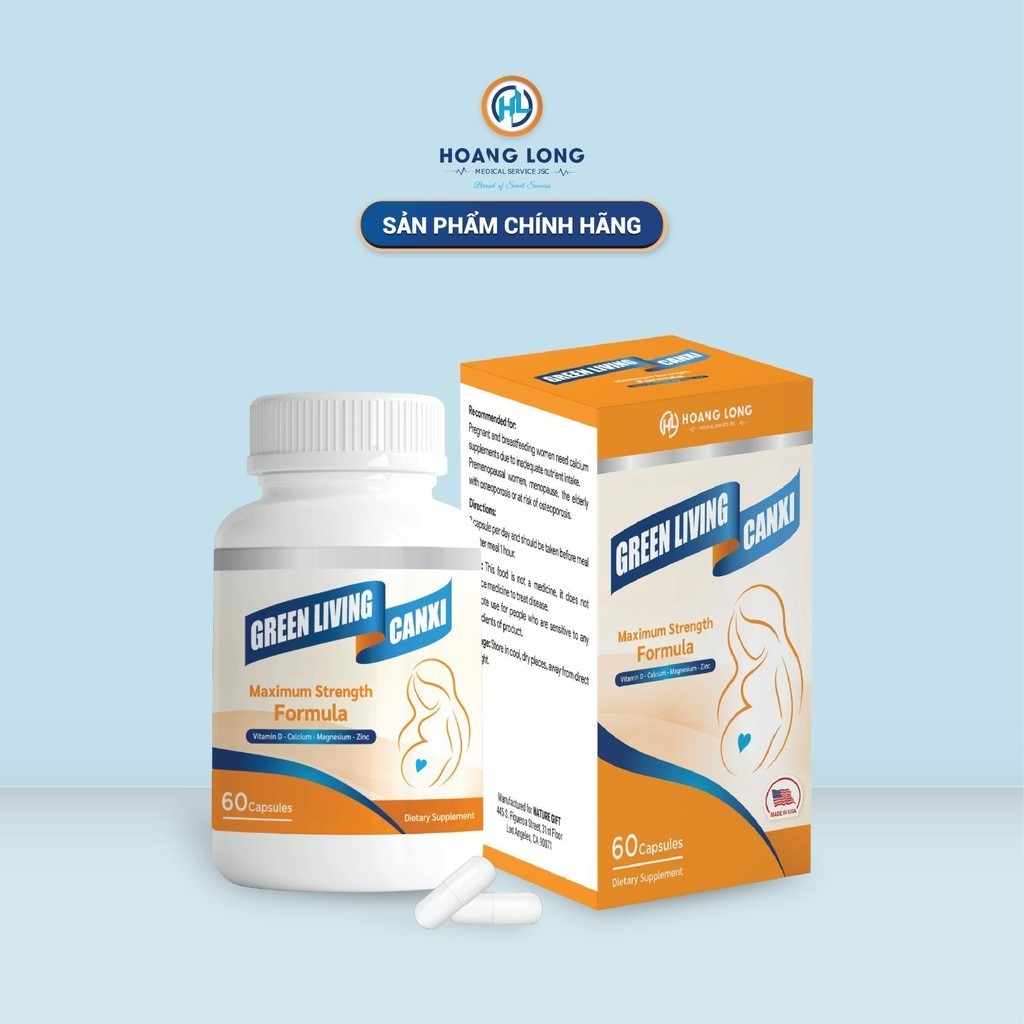 [Made in USA] Viên uống bổ sung Canxi, Magnesium, Vitamin D3, Kẽm (Zinc ...