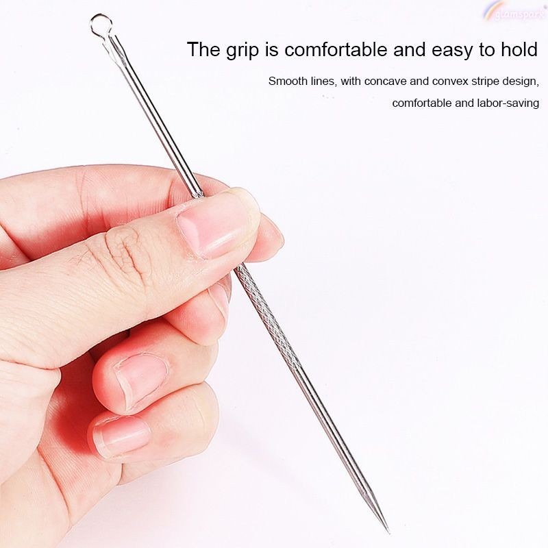 Glamsparkstainless Steel Acne Extractor Trang điểm làm đẹp Loại bỏ mụn ...