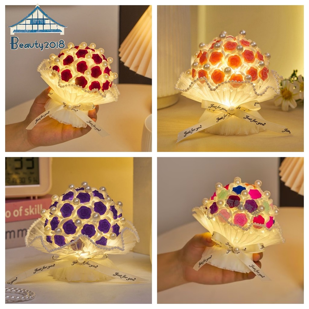 Diy Hoa Hồng Bó Hoa Chất Liệu Handmade Hoa Bó Hoa Đạo Cụ Ảnh Bạn Gái ...